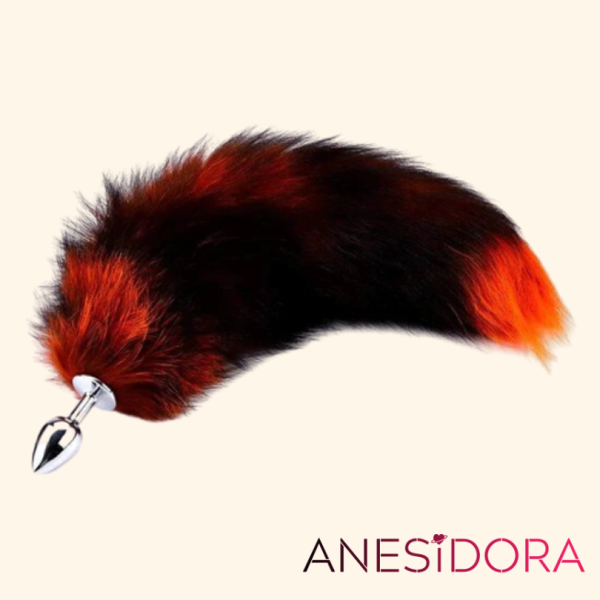 Fire Fox Tail Butt Plug Pet Play Anal Trainers